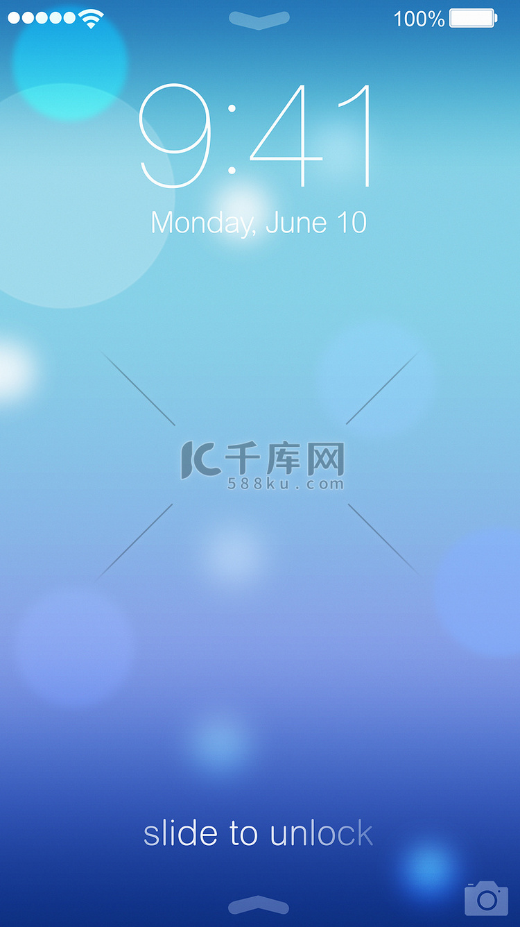 IOS 7 锁屏高清摄影大图-千库网