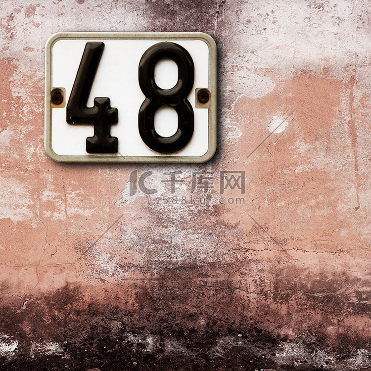 背景墙上的 48 号高清摄影大图-千库网