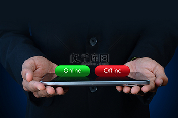 离线按钮图片-离线按钮素材-离线按钮模板图片下载-千库网