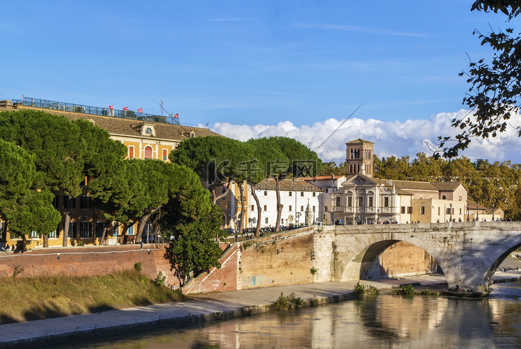 Pons Cestius, 罗马高清摄影大图-千库网