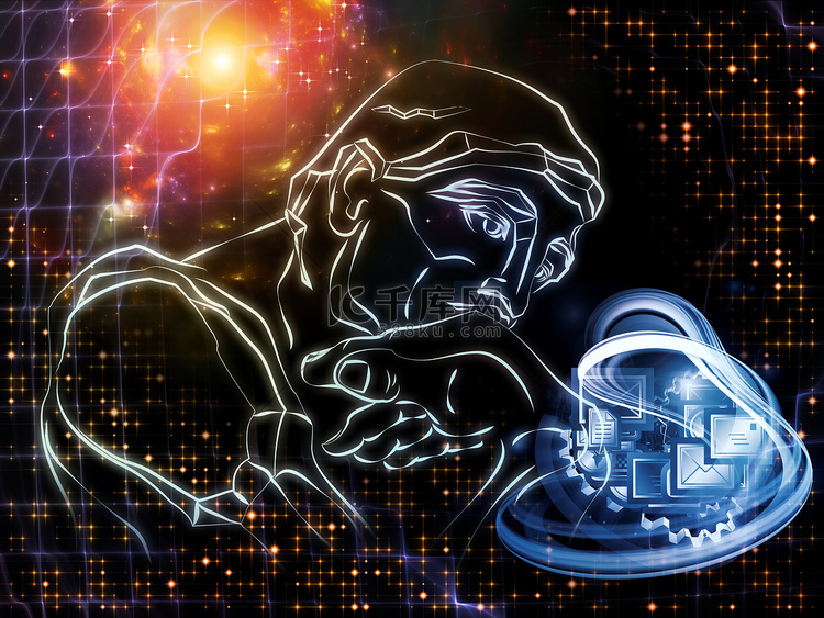 迈向数字逻辑高清摄影大图-千库网