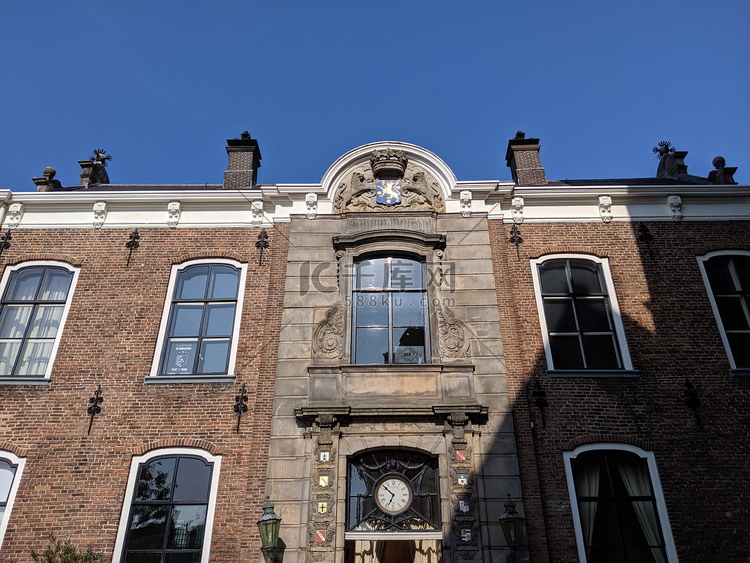 Lochum 的 Stadshuus（市政厅）高清摄影大图-千库网