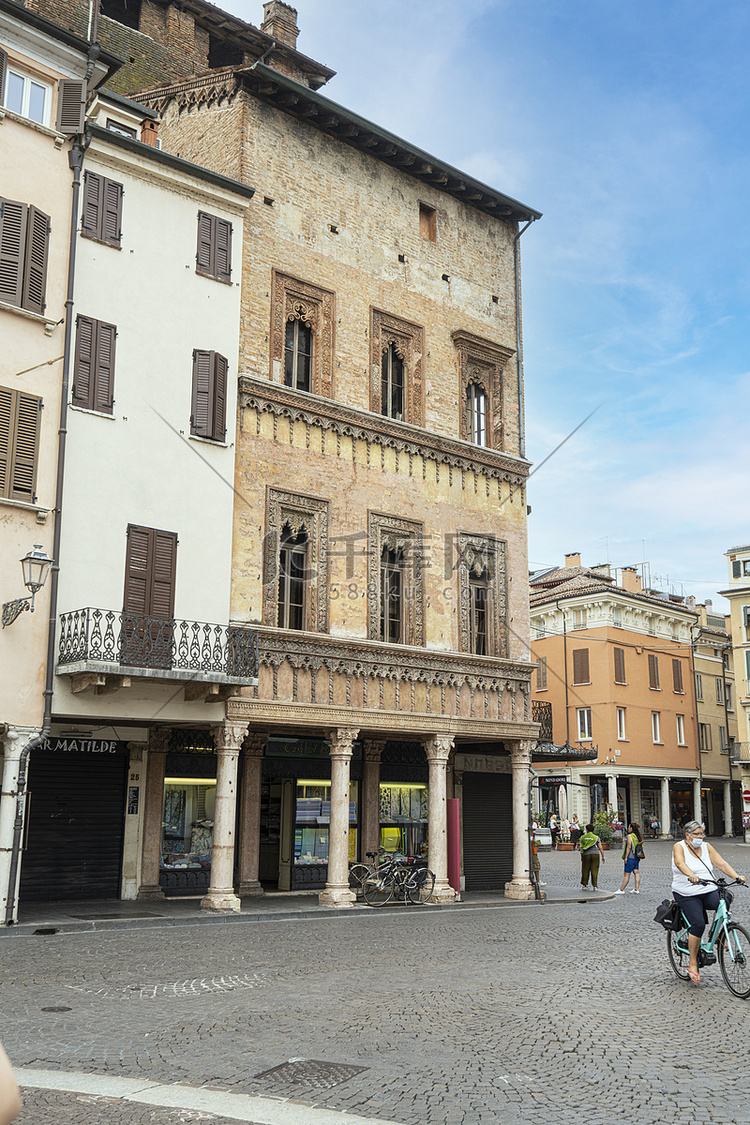 意大利曼图亚的商人住宅高清摄影大图-千库网