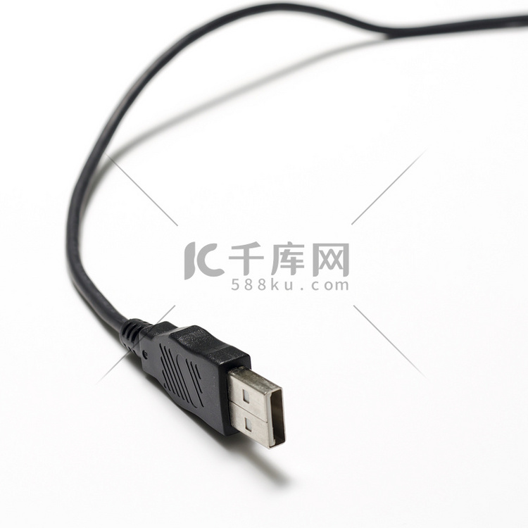 USB电缆高清摄影大图-千库网