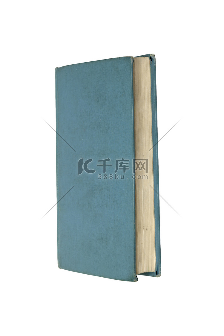 孤立在白色背景上的蓝皮书高清摄影大图-千库网