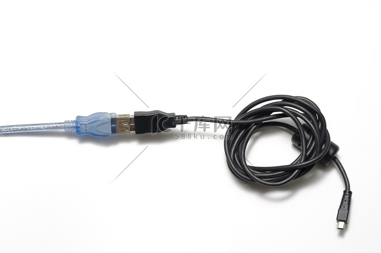 USB电缆高清摄影大图-千库网