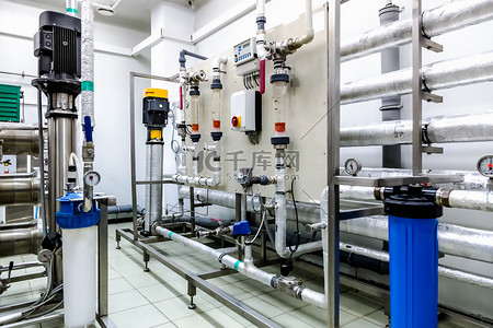 制药行业控制面板设备高清摄影大图-千库网