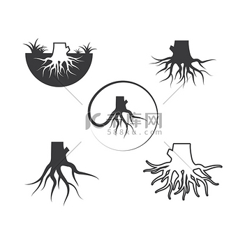 树根图标图片-树根图标素材-树根图标模板图片下载-千库网