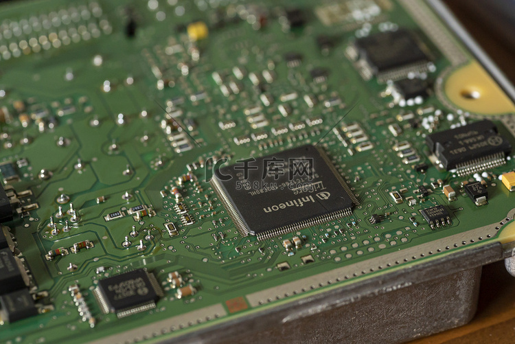 汽车 ECU 细节高清摄影大图-千库网