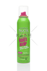 加利福尼亚州尔湾市-2019 年 8 月 20 日：一罐 5 盎司的卡尼尔 Fructis Root Amp 喷雾摩丝。高清摄影大图-千库网