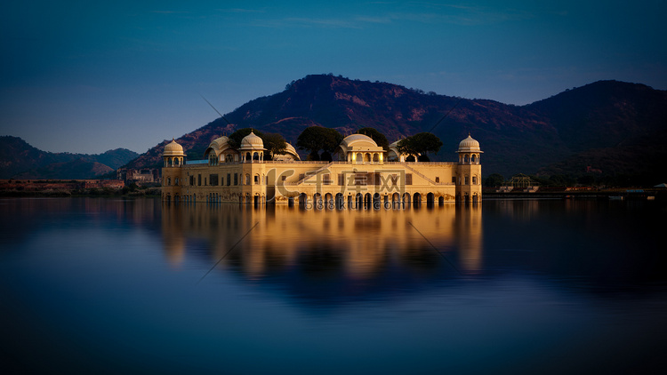 jal mahal 的美丽景色高清摄影大图-千库网
