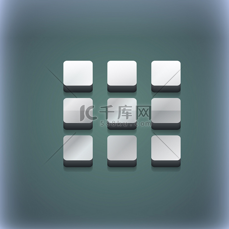 列表菜单，内容视图选项图标符号。 高清摄影大图-千库网