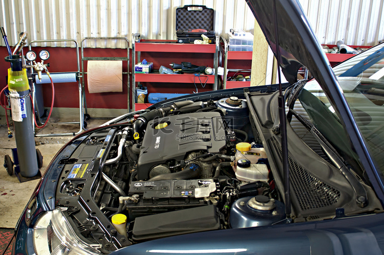 汽车车间，技工，车间高清摄影大图-千库网