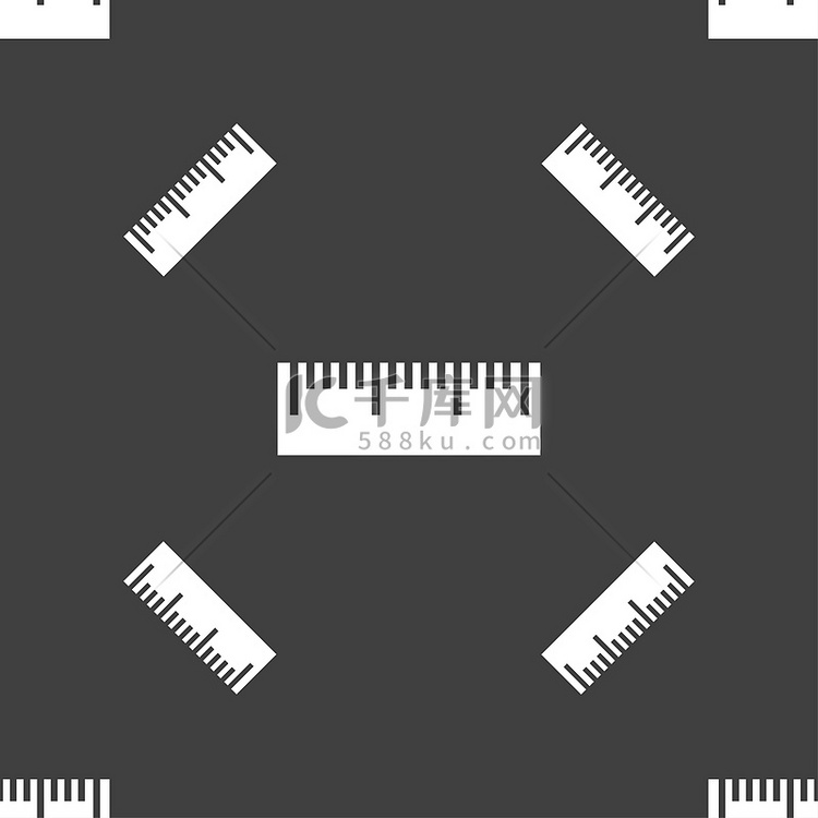 标尺符号图标。高清摄影大图-千库网