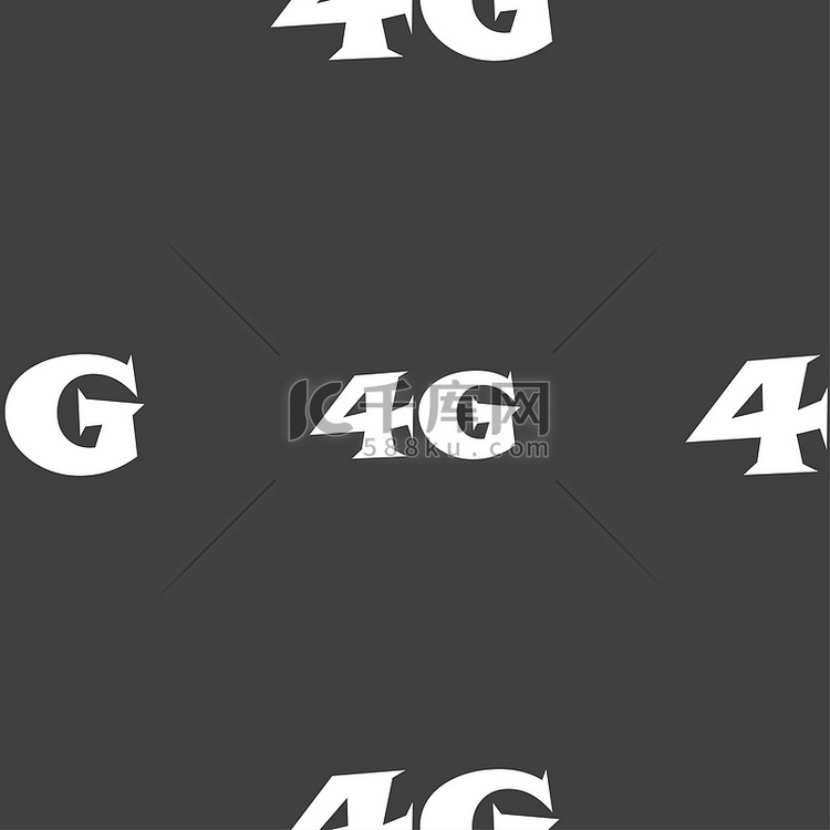 4G 标志图标。高清摄影大图-千库网