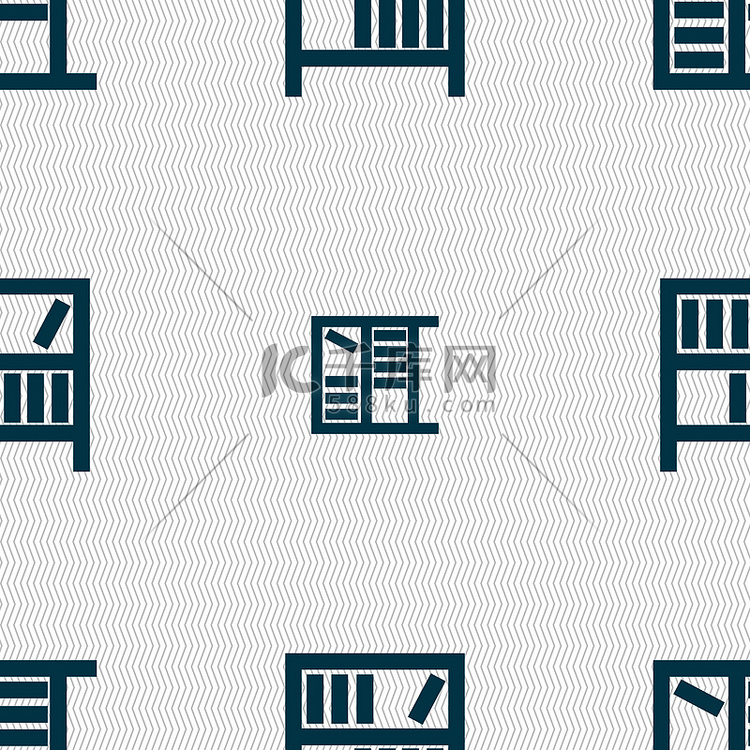 书架图标标志。高清摄影大图-千库网