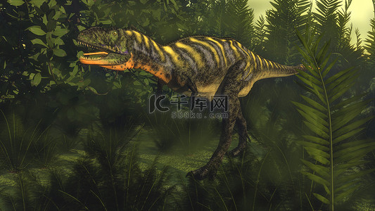 Aucasaurus 恐龙-3D 渲染高清摄影大图-千库网