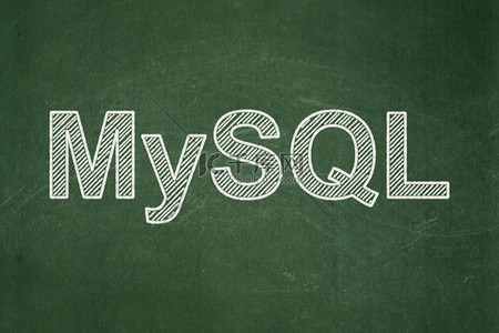 数据库概念：黑板背景上的 MySQL高清摄影大图-千库网