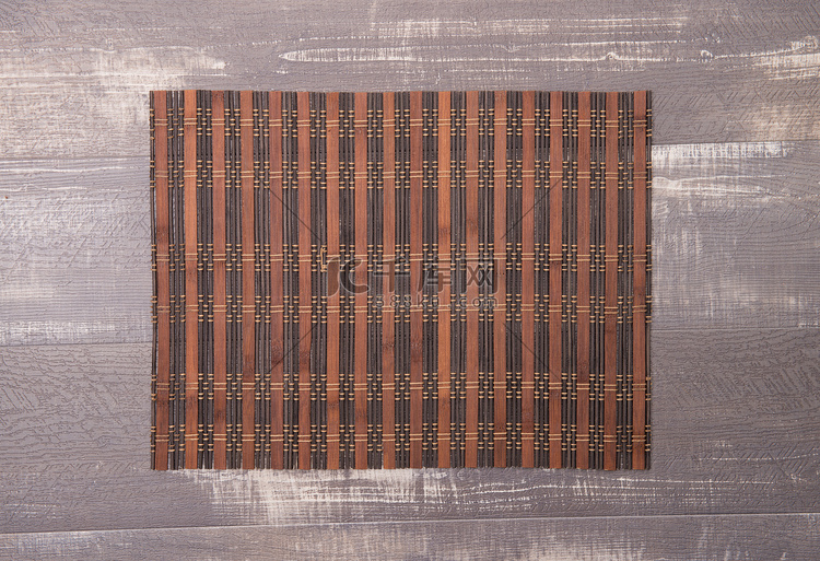 竹制餐垫高清摄影大图-千库网