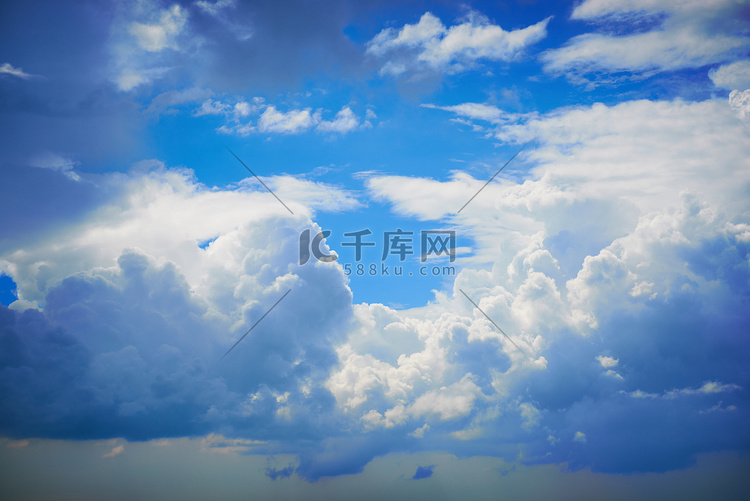 蓝天白云高清摄影大图-千库网