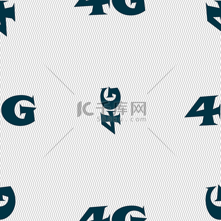 4G 标志图标。高清摄影大图-千库网