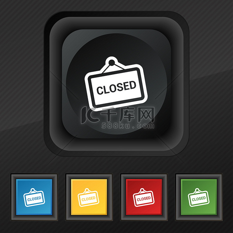 关闭图标符号。高清摄影大图-千库网