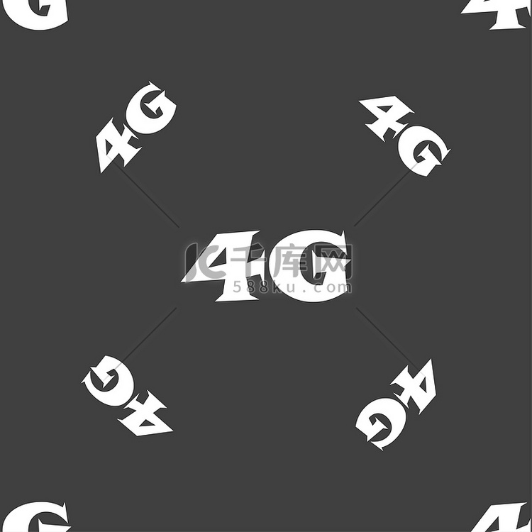 4G 标志图标。高清摄影大图-千库网