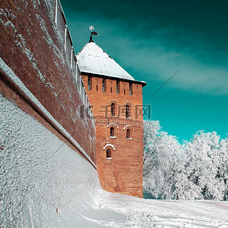 老化堡垒高清摄影大图-千库网