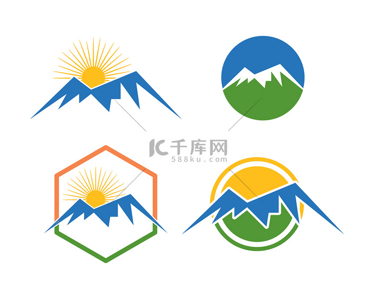 山标志模板高清摄影大图-千库网