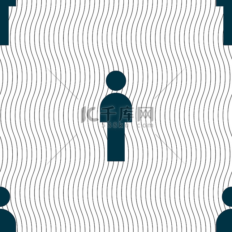 人类标志图标。高清摄影大图-千库网