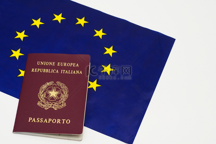 意大利护照高清摄影大图-千库网