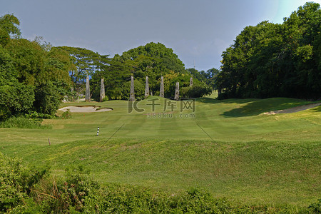 海边高尔夫球场 52高清摄影大图-千库网