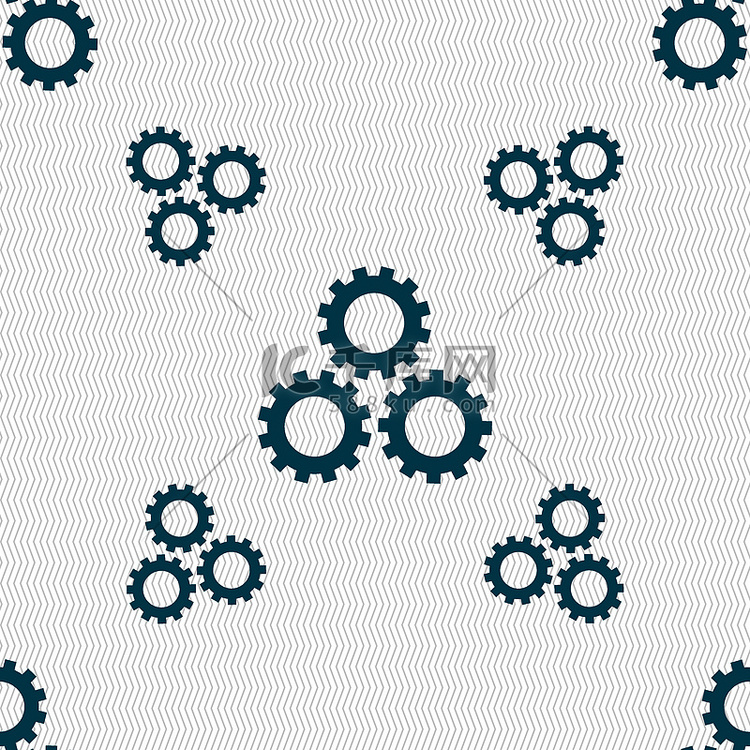 Cog 设置签名图标。高清摄影大图-千库网