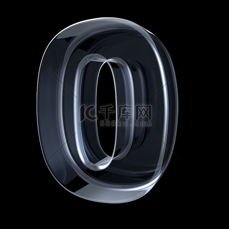 透明 X 射线数字 0 零。 高清摄影大图-千库网