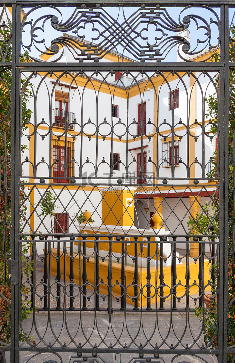 塞维利亚的斗牛场区高清摄影大图-千库网