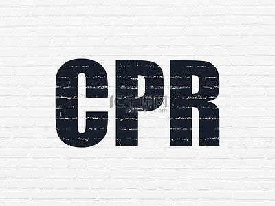 医学概念： 心肺复苏术在背景墙上高清摄影大图-千库网