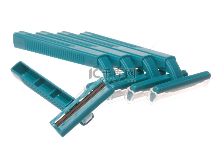 孤立的一次性剃须刀高清摄影大图-千库网