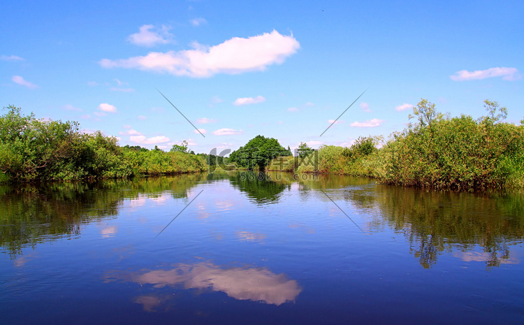 河高清摄影大图-千库网