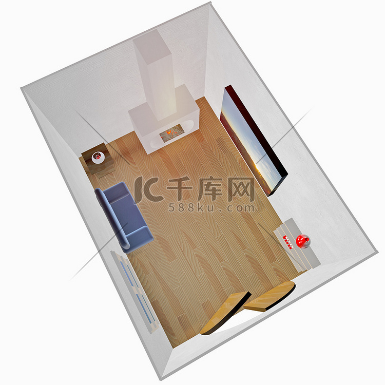 3D房间高清摄影大图-千库网