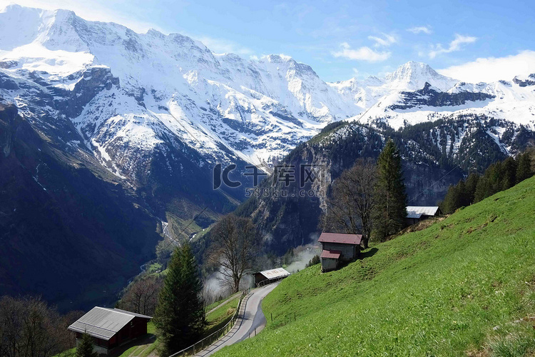 高山景观高清摄影大图-千库网
