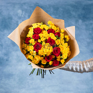 Rosa Violet Carson，Rosa Sun Flare 花束高清摄影大图-千库网