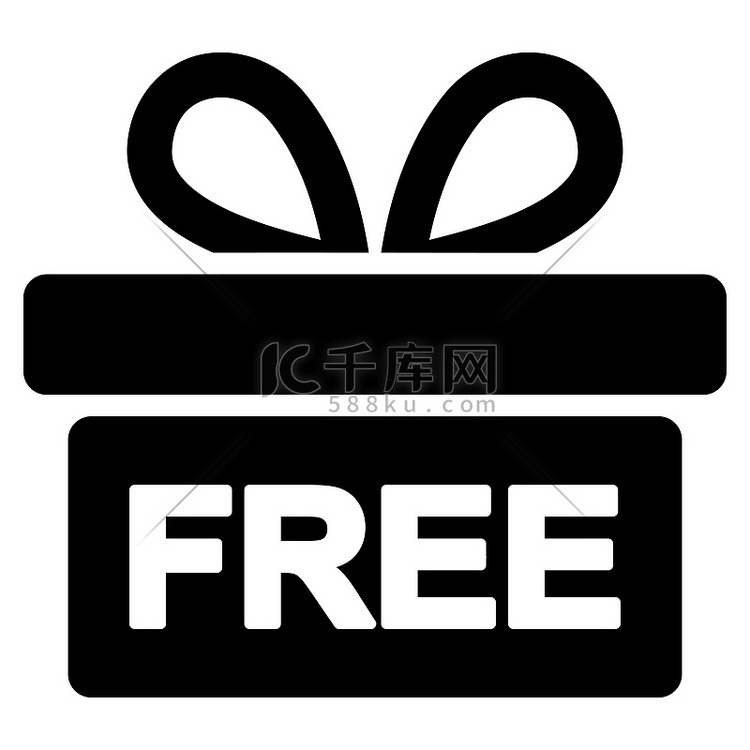 礼物图标高清摄影大图-千库网