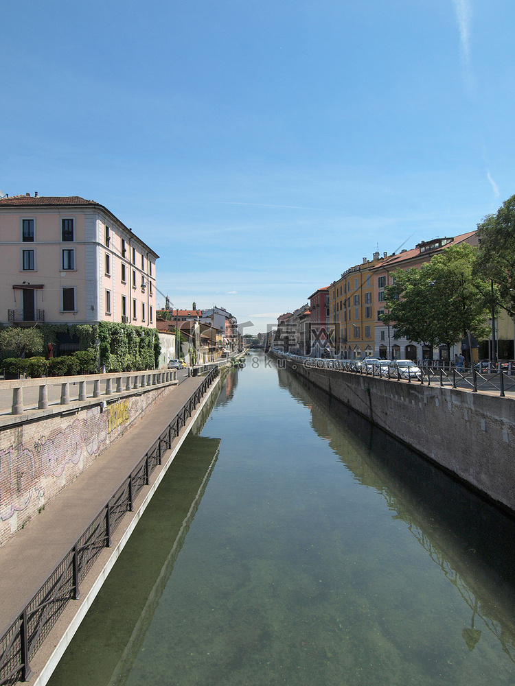 "Naviglio Grande, 米兰"高清摄影大图-千库网