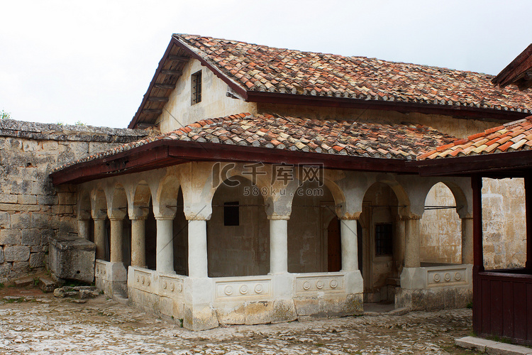 Kenesa - Karaite 祈祷屋 Chufut-kale高清摄影大图-千库网