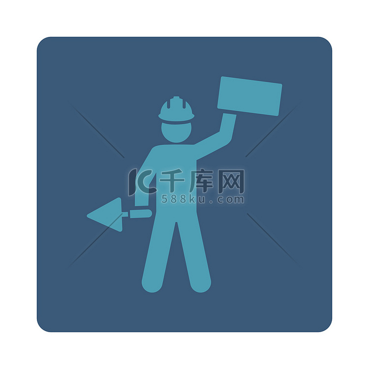 Basic Plain Icon Set 中的 Builder 图标高清摄影大图-千库网