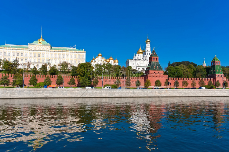莫斯科克里姆林宫高清摄影大图-千库网