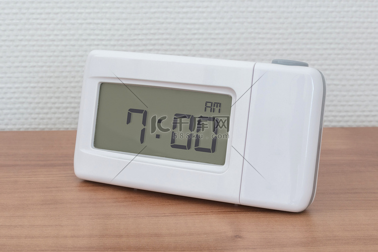 时钟收音机 - 时间 - 07.00 AM高清摄影大图-千库网