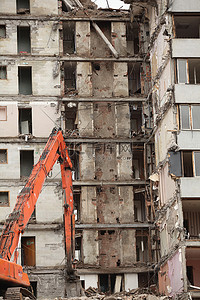 建筑物拆除高清摄影大图-千库网