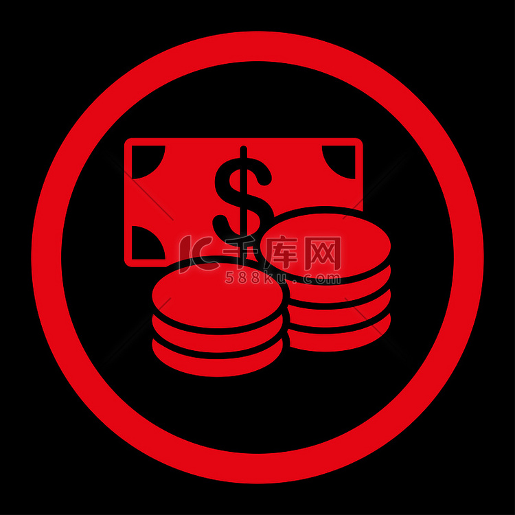 现金图标高清摄影大图-千库网
