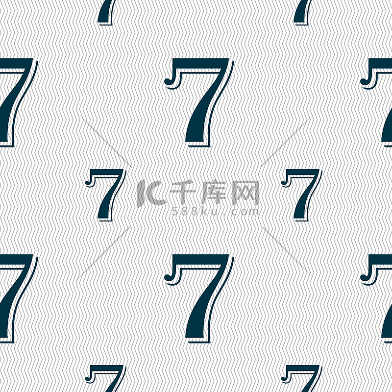 七号图标标志。高清摄影大图-千库网